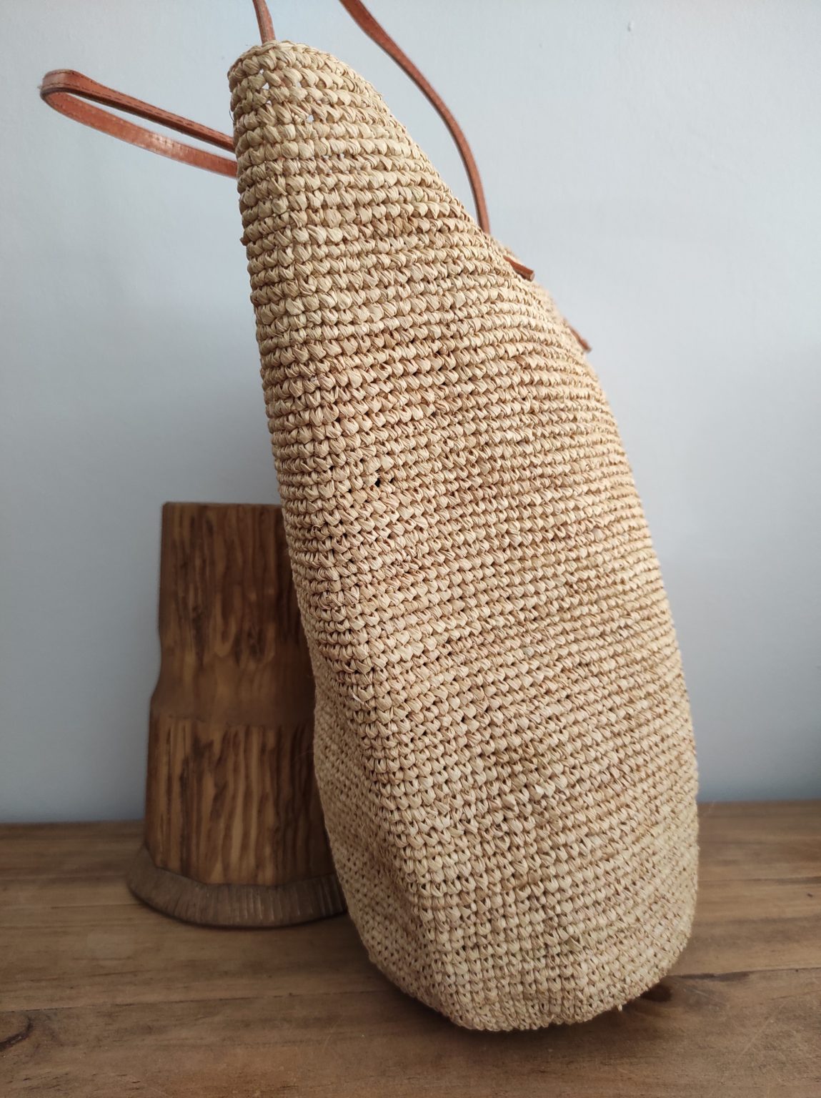 Sac au crochet en raphia naturel - Le shop de Chloé